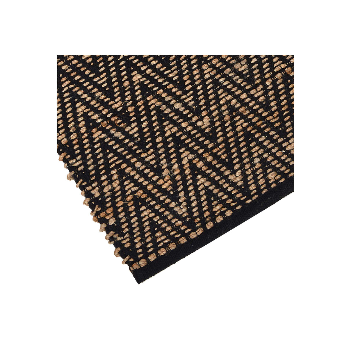 Chevy Natural Jute Rug – Handwoven Chevron Jute Area Rug | Custom Rug Size